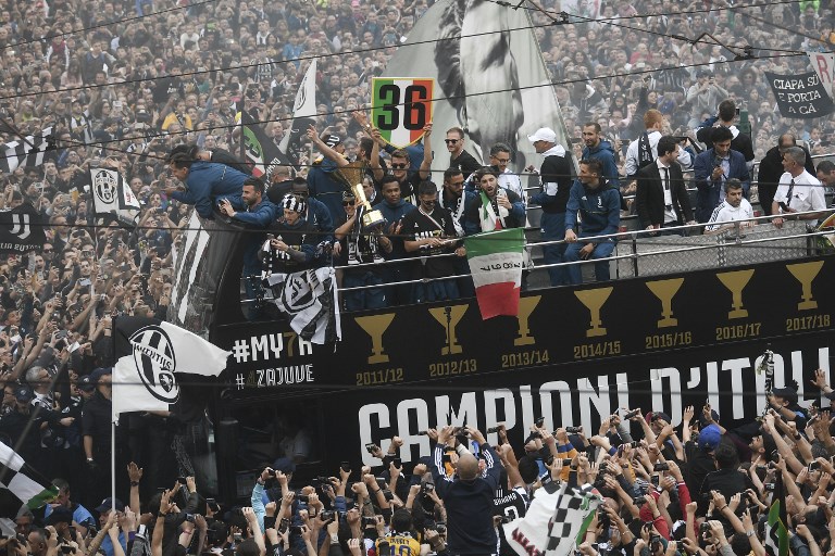 Six injured, two seriously, in Juventus title parade | Sports247