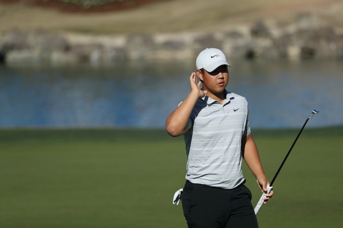 Korea’s Tom Kim gets messy as Cole takes early lead at PGA Championship ...