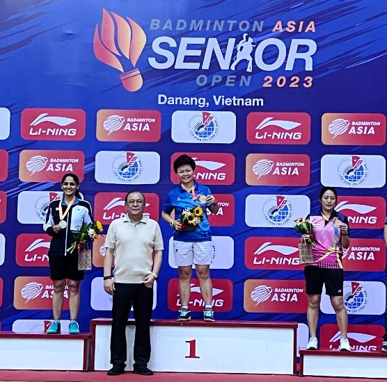 Marvelous Mainaky bags three titles at Badminton Asia Senior Open 2023 ...