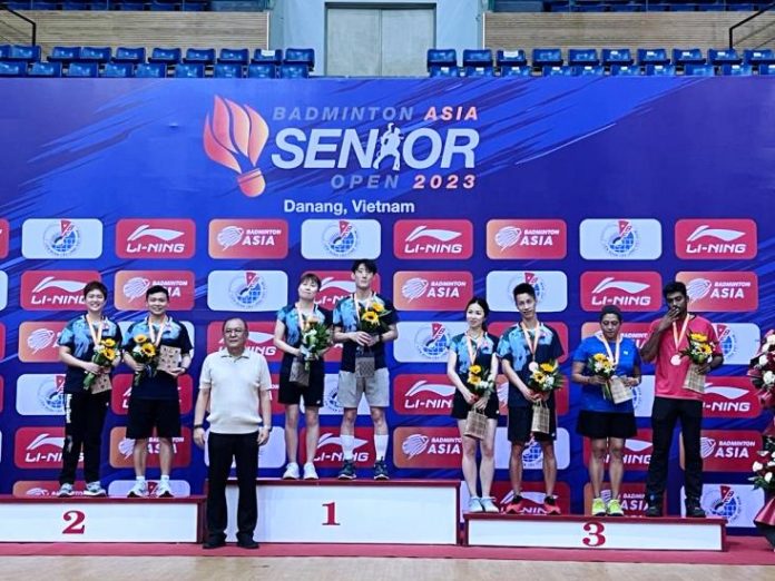 Marvelous Mainaky bags three titles at Badminton Asia Senior Open 2023 ...