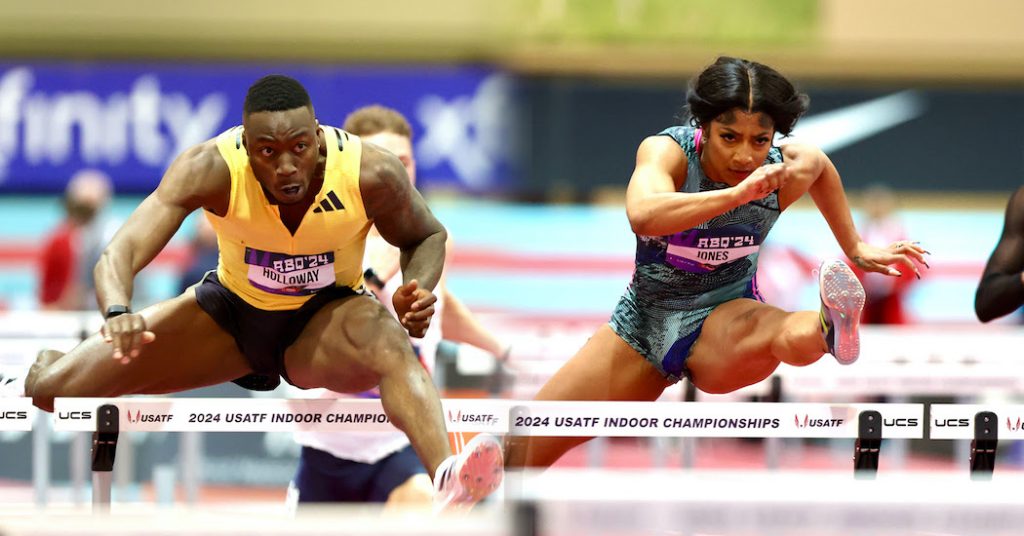 World 60m hurdles records for Holloway and Jones in Albuquerque | Sports247