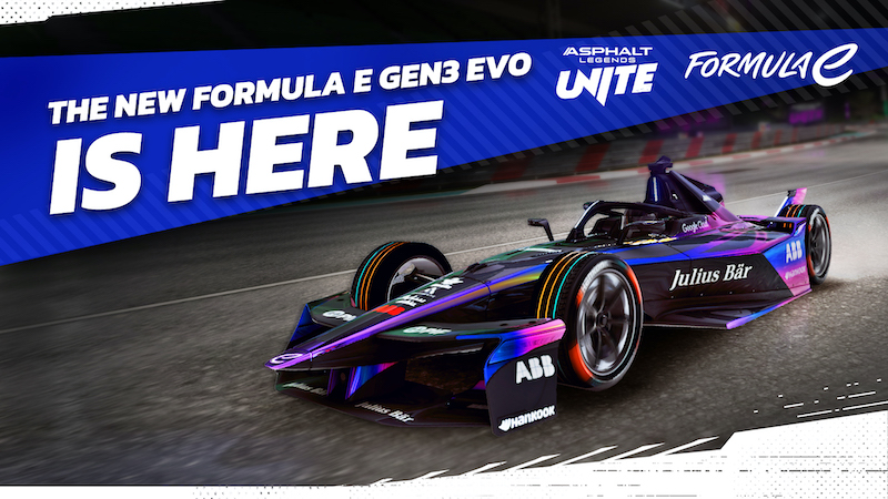 Formula E and Gameloft launch new Gen3 Evo race car in Asphalt Legends ...