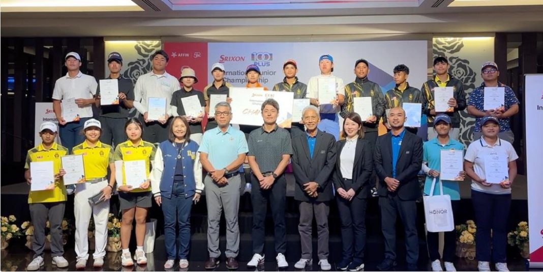 Muhd Daniel, Wang Enxi Juara Keseluruhan Kejohanan Golf Srixon 100PLUS ...